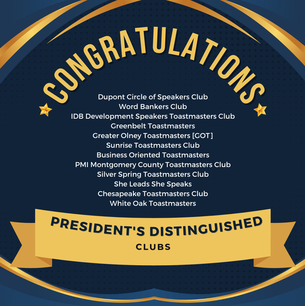 District 36 Toastmasters – Where Leaders Are Made